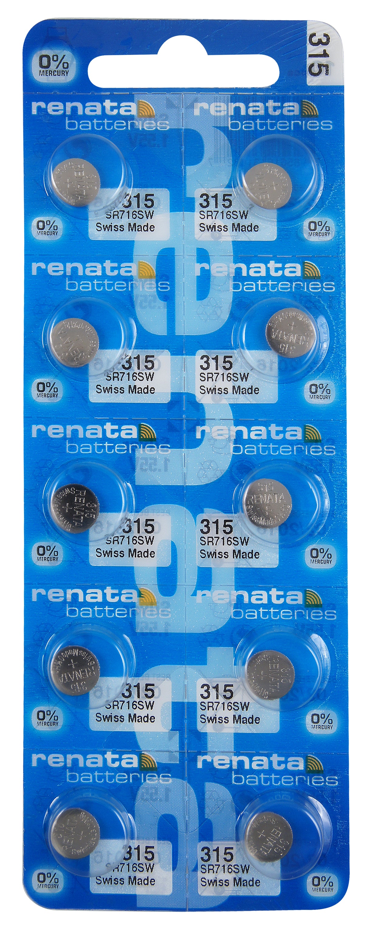 Renata 315 10pk Watch Battery - SR716SW, SR67, 280-56 – Watch Parts Direct