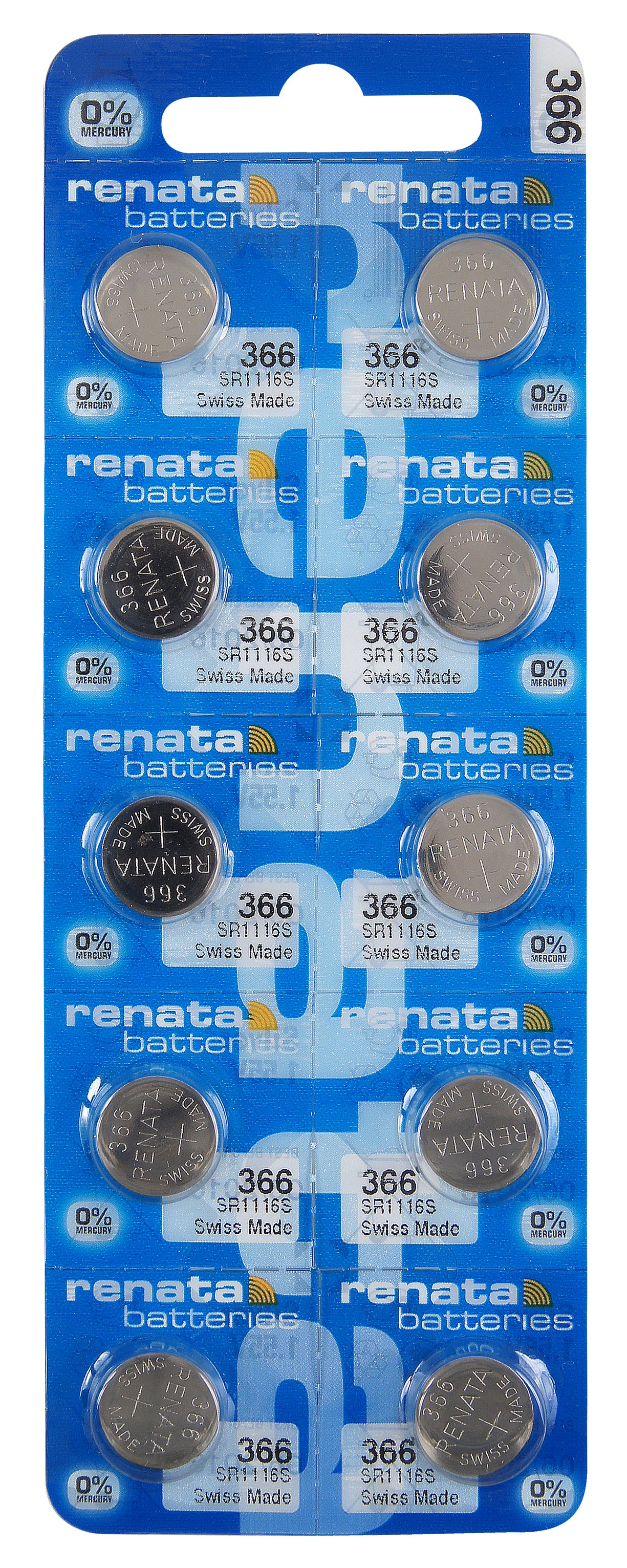 Renata 366 10pk Watch Battery - SR1116SW – Watch Parts Direct